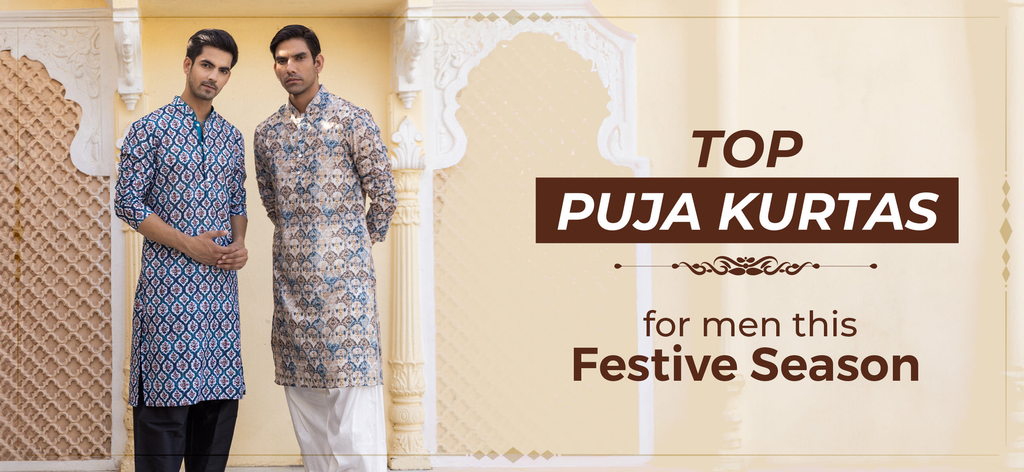 Top Puja Kurtas for Men this Festive Season – The Kurta Company