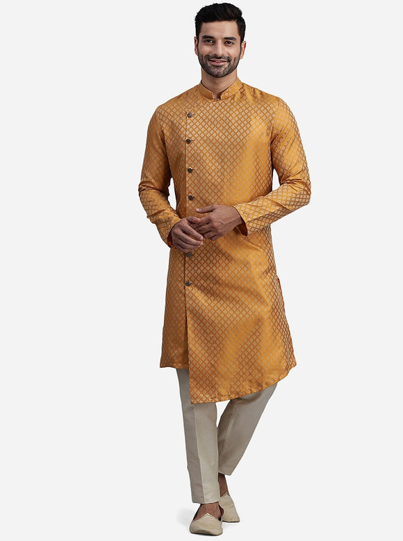 Gold Yellow Kurta for Men – The Kurta Company