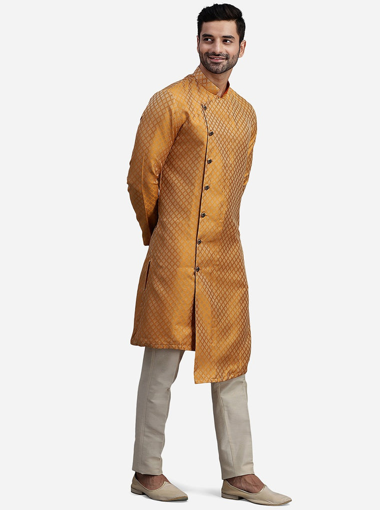 Gold Yellow Kurta for Men – The Kurta Company