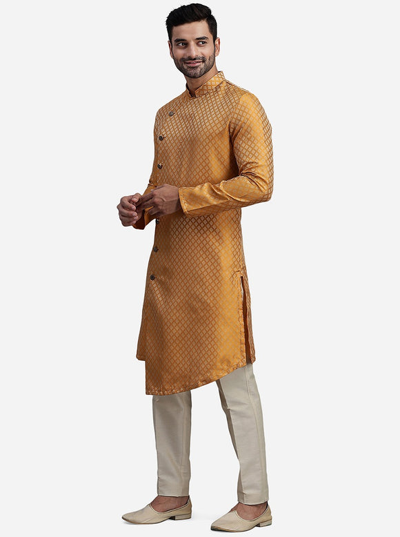 Gold Yellow Kurta for Men – The Kurta Company