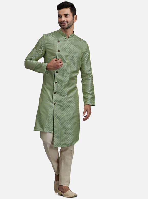 Buy Green Kurta for Men – The Kurta Company